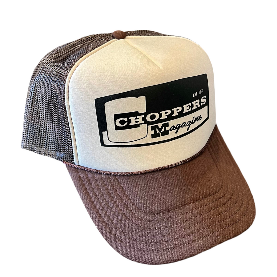 Choppers Magazine | Choppers Badge Yellow Trucker Hat