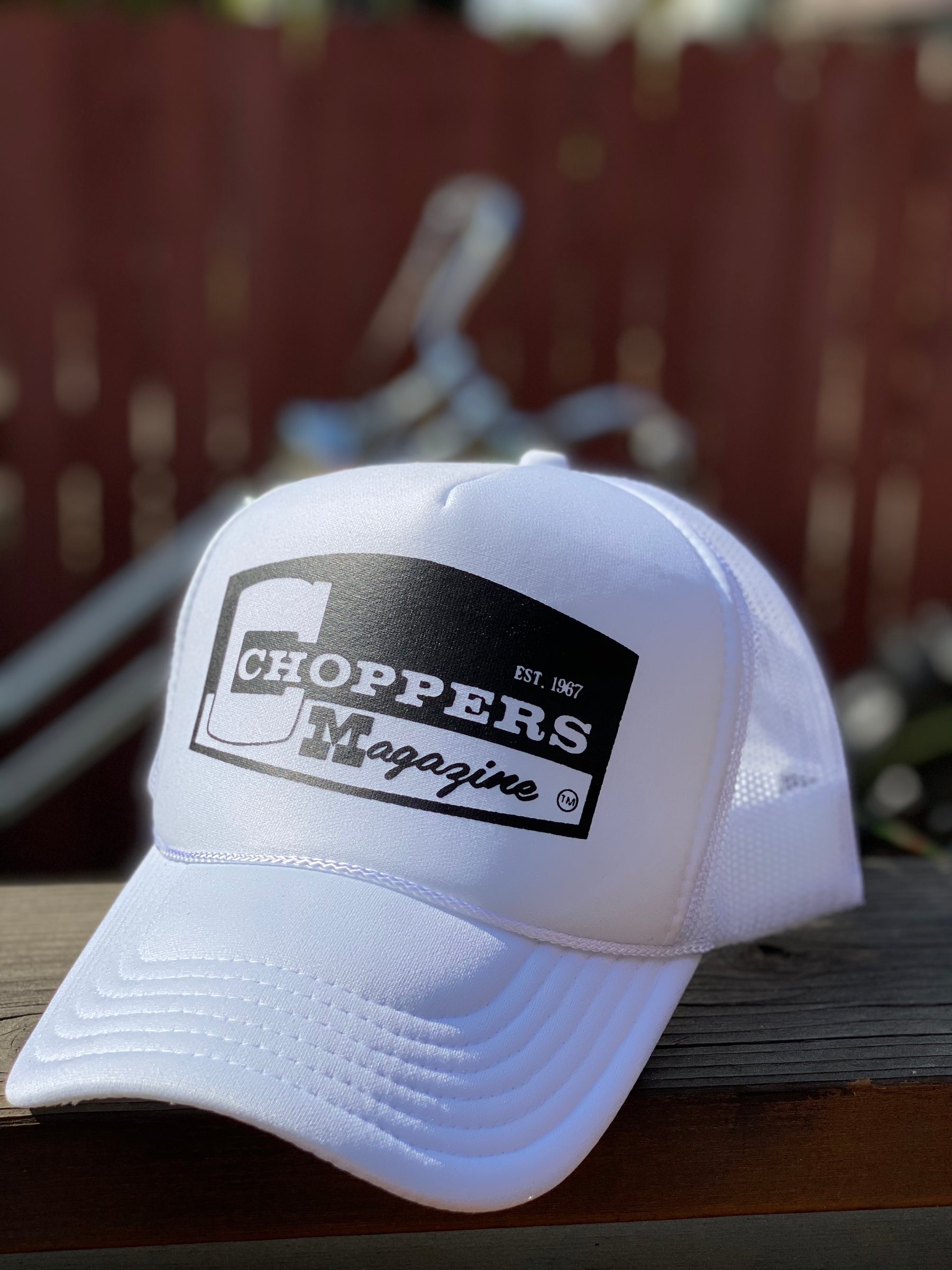 Choppers Magazine | Choppers Badge Yellow Trucker Hat