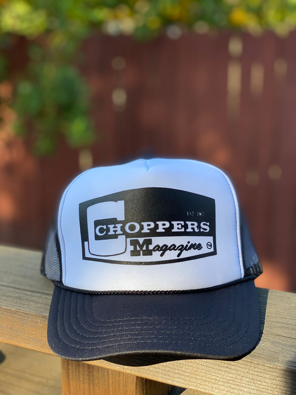 Choppers Magazine | Choppers Badge Yellow Trucker Hat